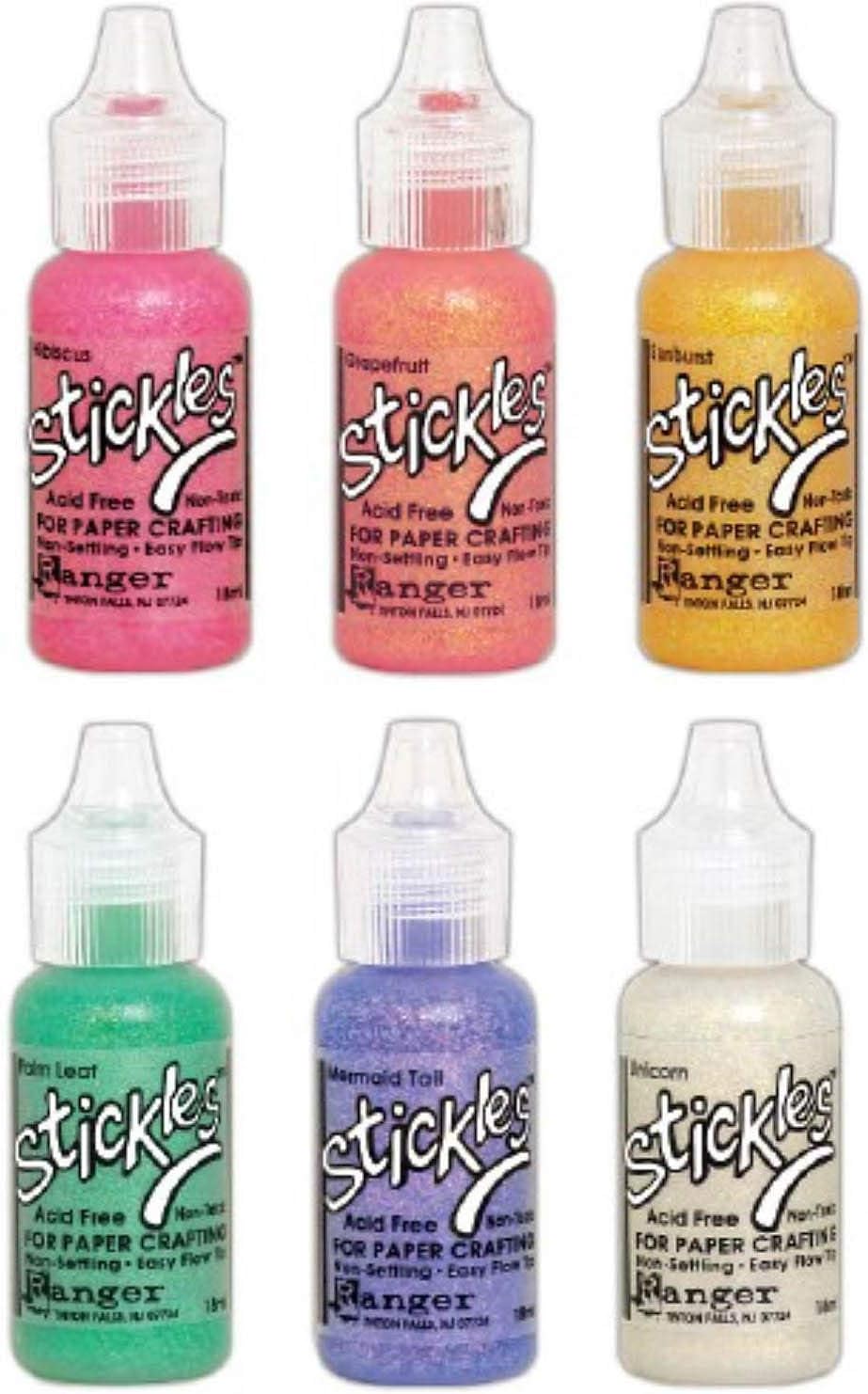 Amazon.com: Stickles Ranger - 2019 Glitter Colors - 6 Item Bundle