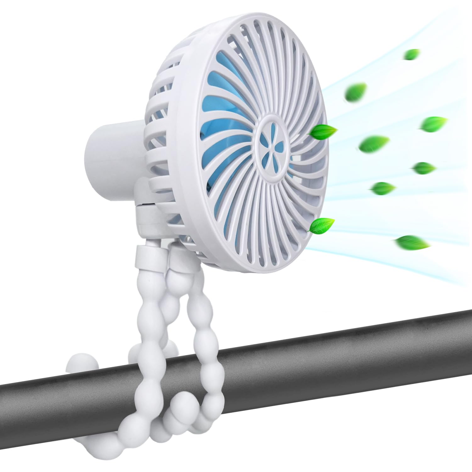 Amazon.com: Stroller Fan,Portable Fan for Stroller,Battery Operated ...