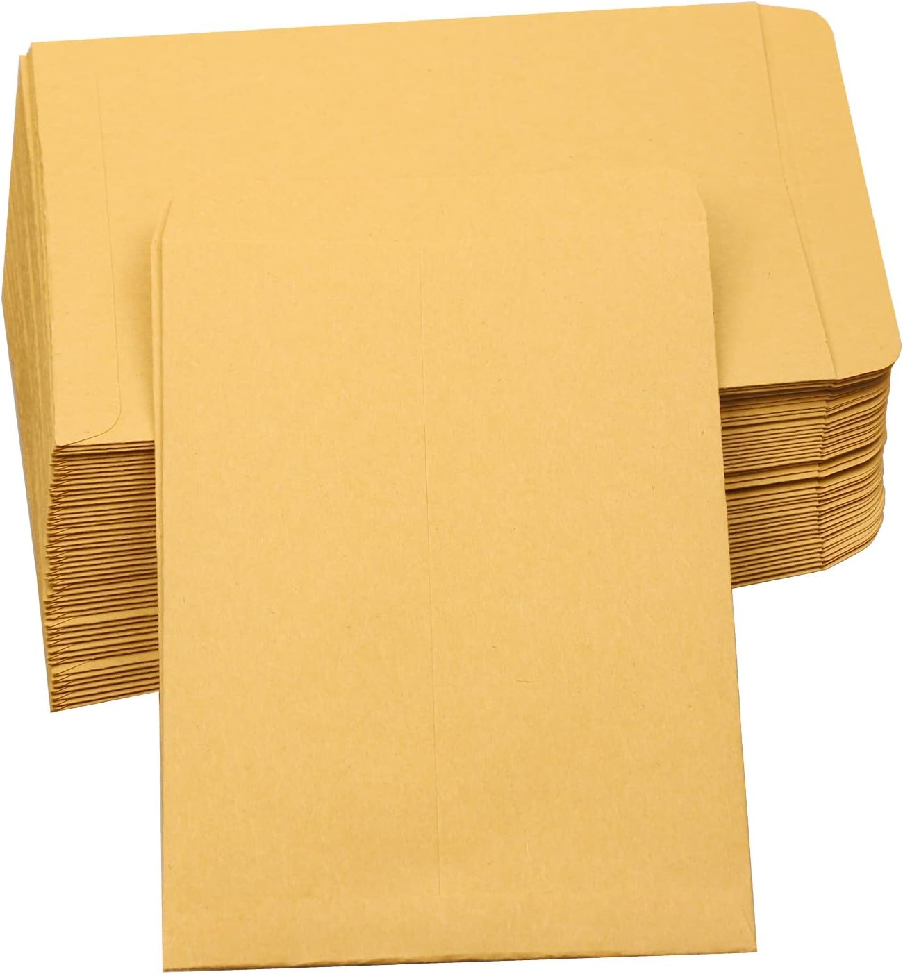 Eruinfang 50 PCS Brown Envelopes Kraft Paper Envelope Mini Seed ...