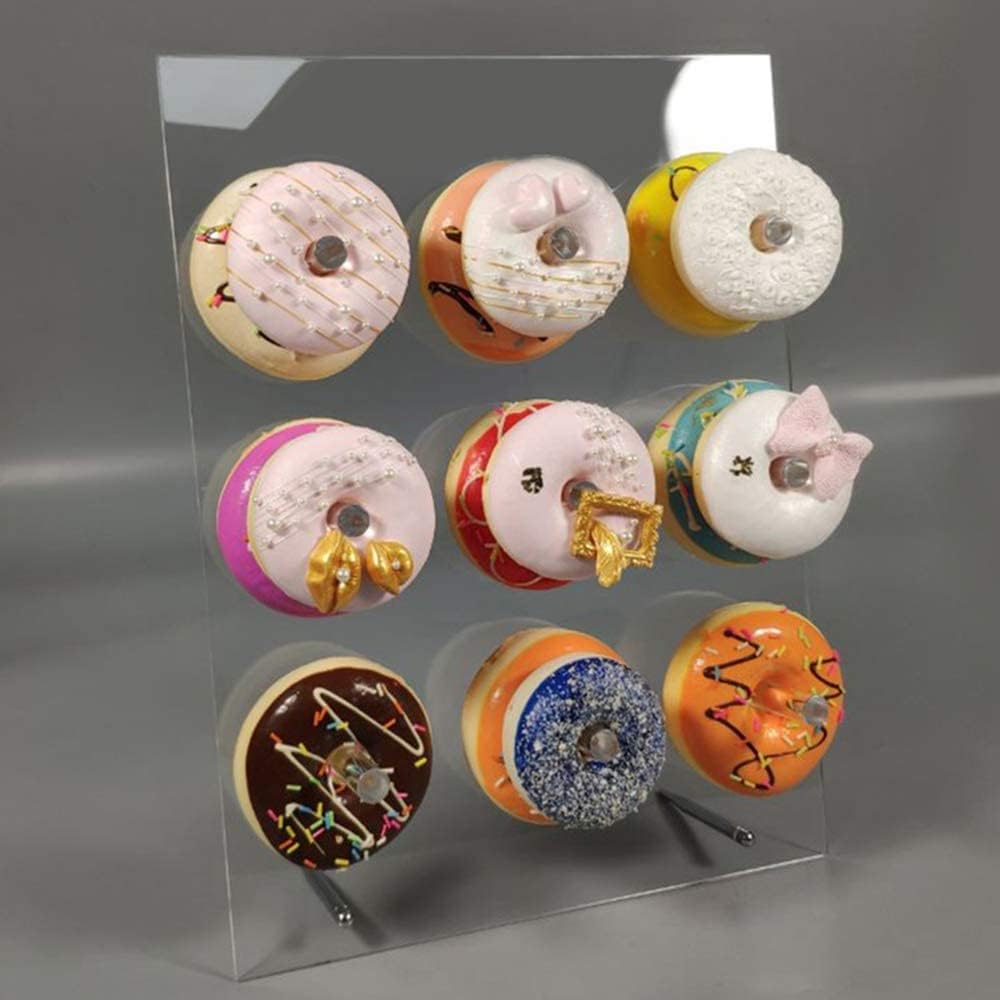 Amazon.com: LUGUNU Reusable Acrylic Donut Stand, Clear Handmade Donut ...