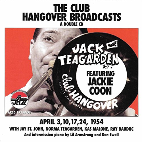 Amazon.com: Club Hangover Broadcasts : Jack Teagarden and Jackie Coon ...
