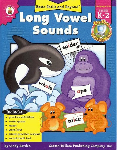 Amazon.com: Long Vowel Sounds: Grade Level 1-2 (Basic Skills & Beyond ...