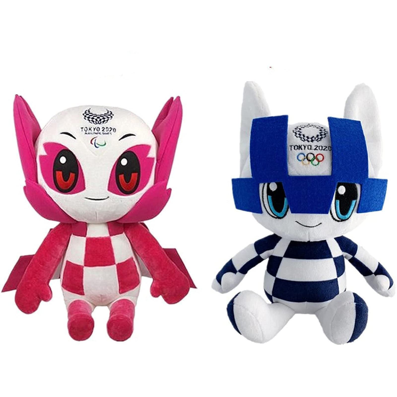 Miraitowa And Someity Plush 2021 Tokyo Olympic Mascot Anime Stuffed ...