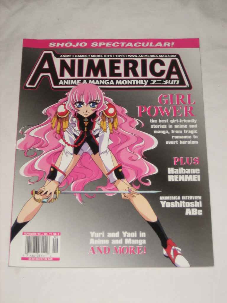 Animerica Anime & Manga Monthly Volume 11 #9 September 2003 Shojo ...