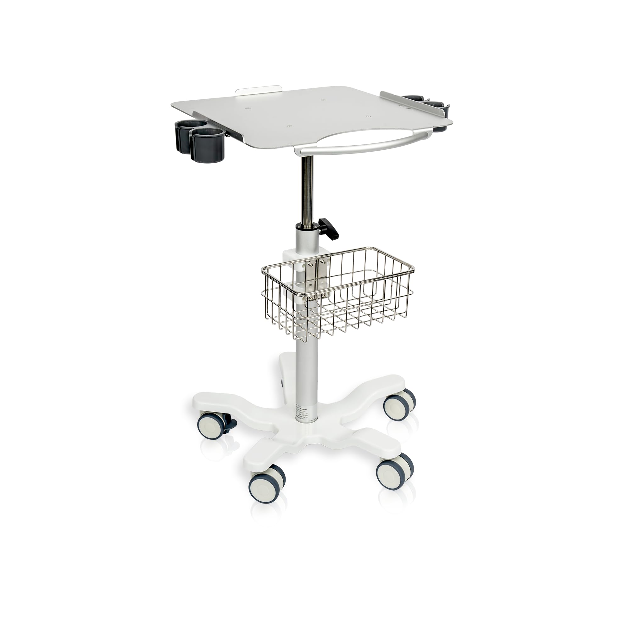 Amazon.com: Medical Cart Mobile Trolley Cart with Wheels 22.4"-35.4 ...