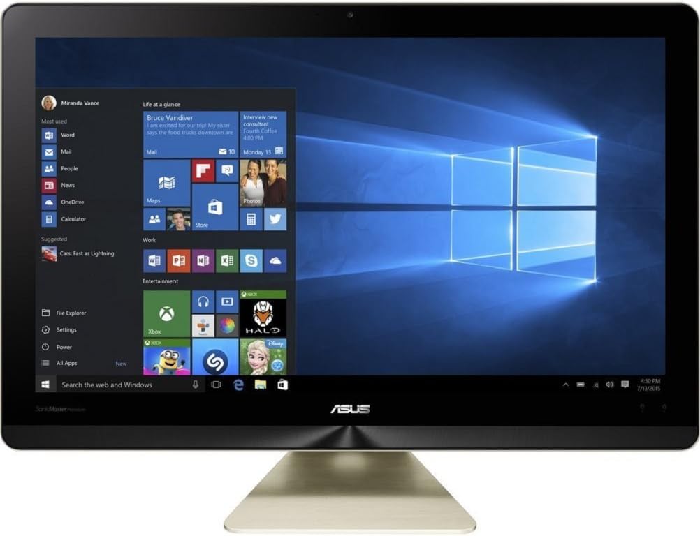 Asus Zen AiO Pro Z240ICGT 23.8-Inch All-in-One Desktop PC (Intel Core ...