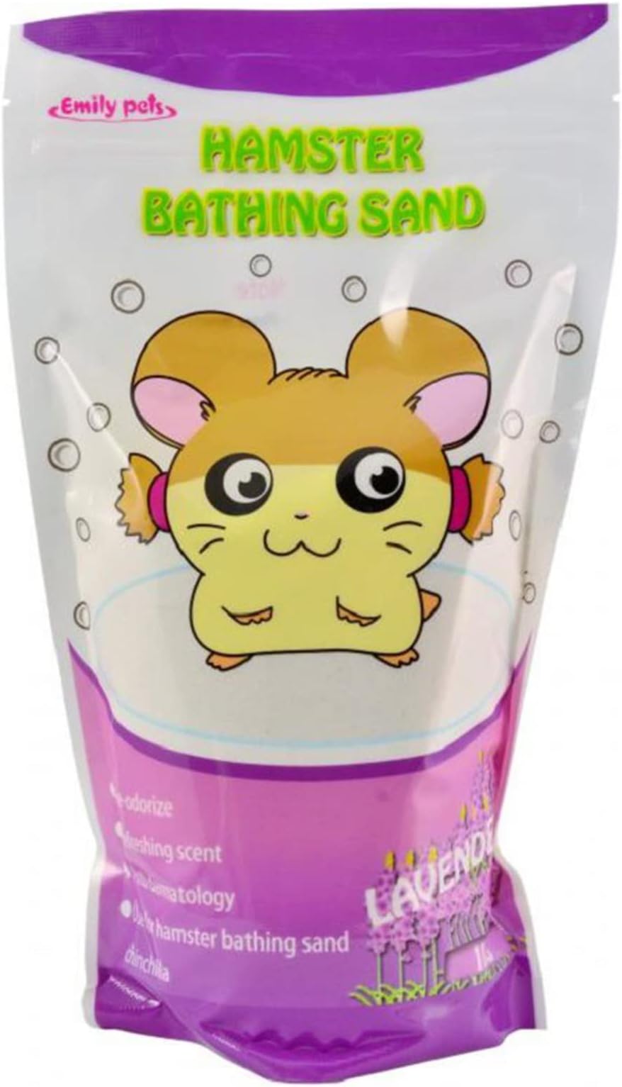 Emily Pets Hamster Bath Sand,Dust Free Desert Sand or Potty Litter Sand ...