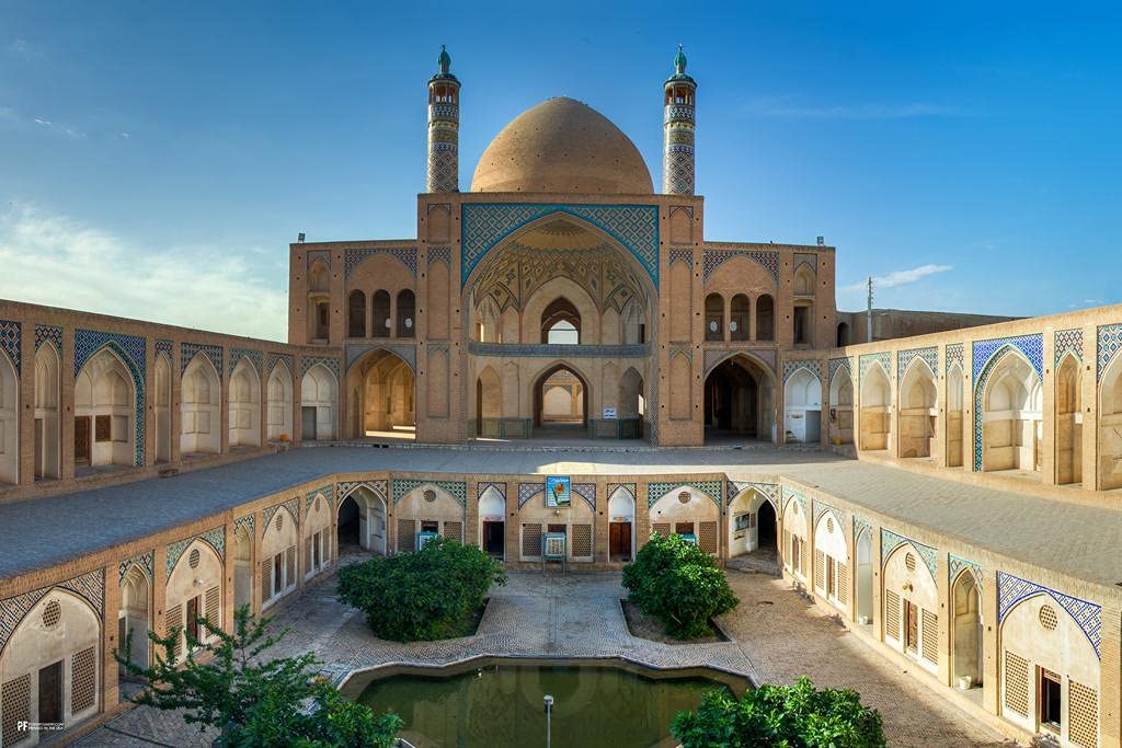 Agha Bozorg Mosque Kashan Iran Islamic Wall Art Muslim Art | Desertcart ...