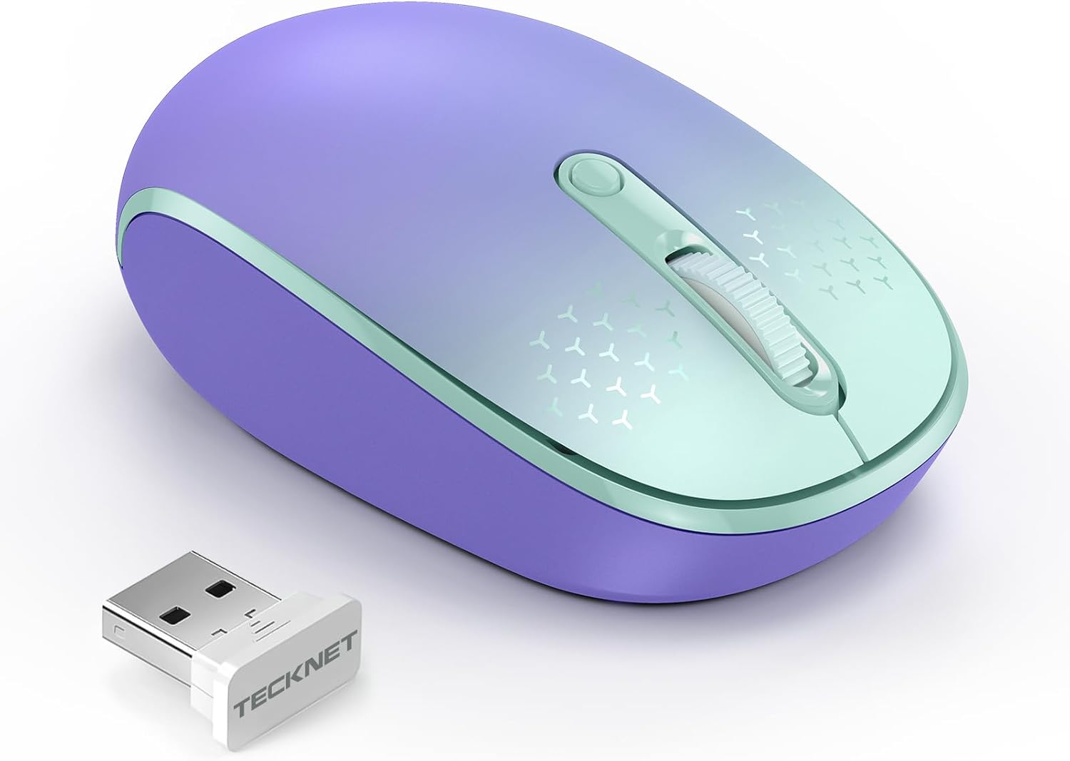 Amazon.com: TECKNET Wireless Mouse, 2.4G Quiet Computer Mouse with USB ...