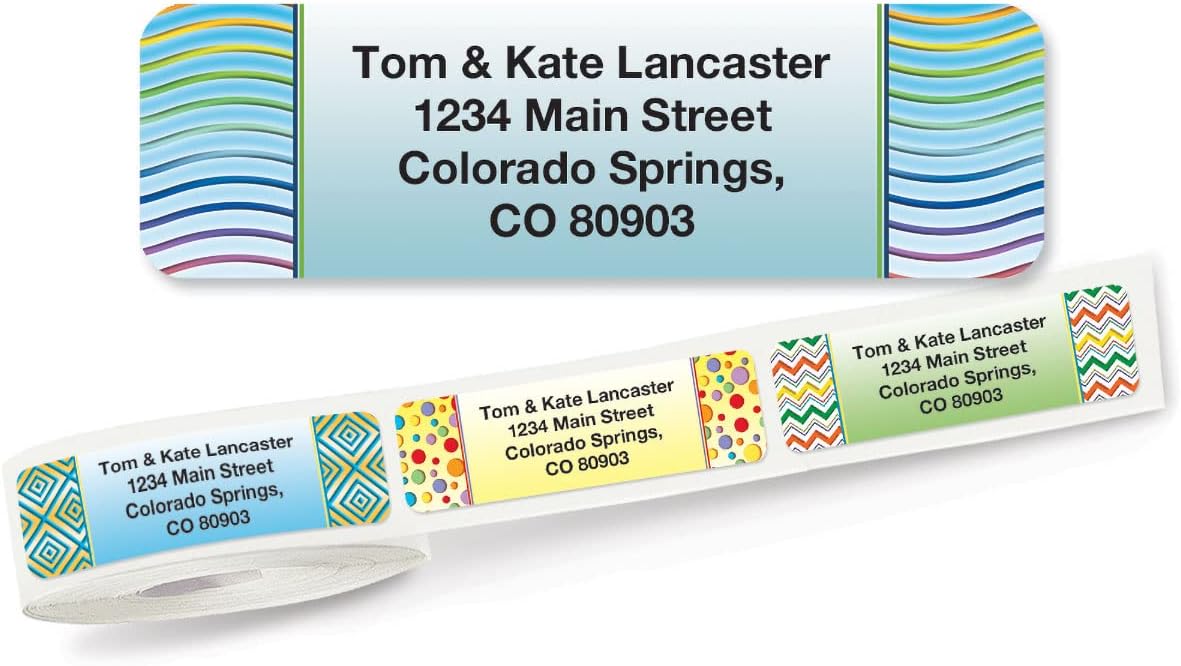 Amazon.com : Fantasia Rolled Personalized Return Address Mailing Labels ...