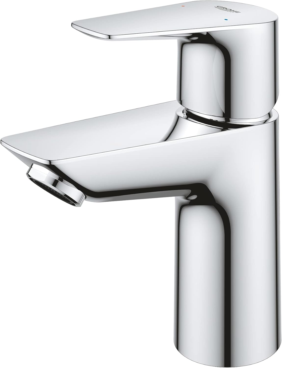 GROHE Start Edge - Basin Mixer Tap with Push-Open Waste Set, (Metal ...