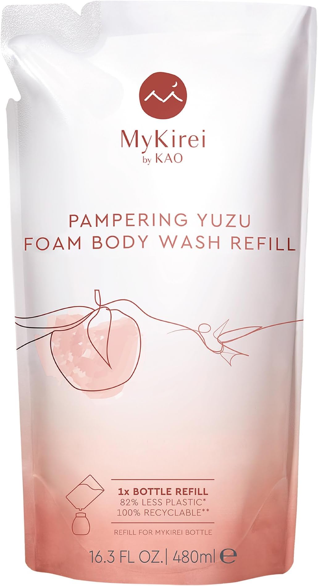 Amazon.com : MyKirei by KAO Foaming Hand Soap with Japanese Yuzu Flower ...