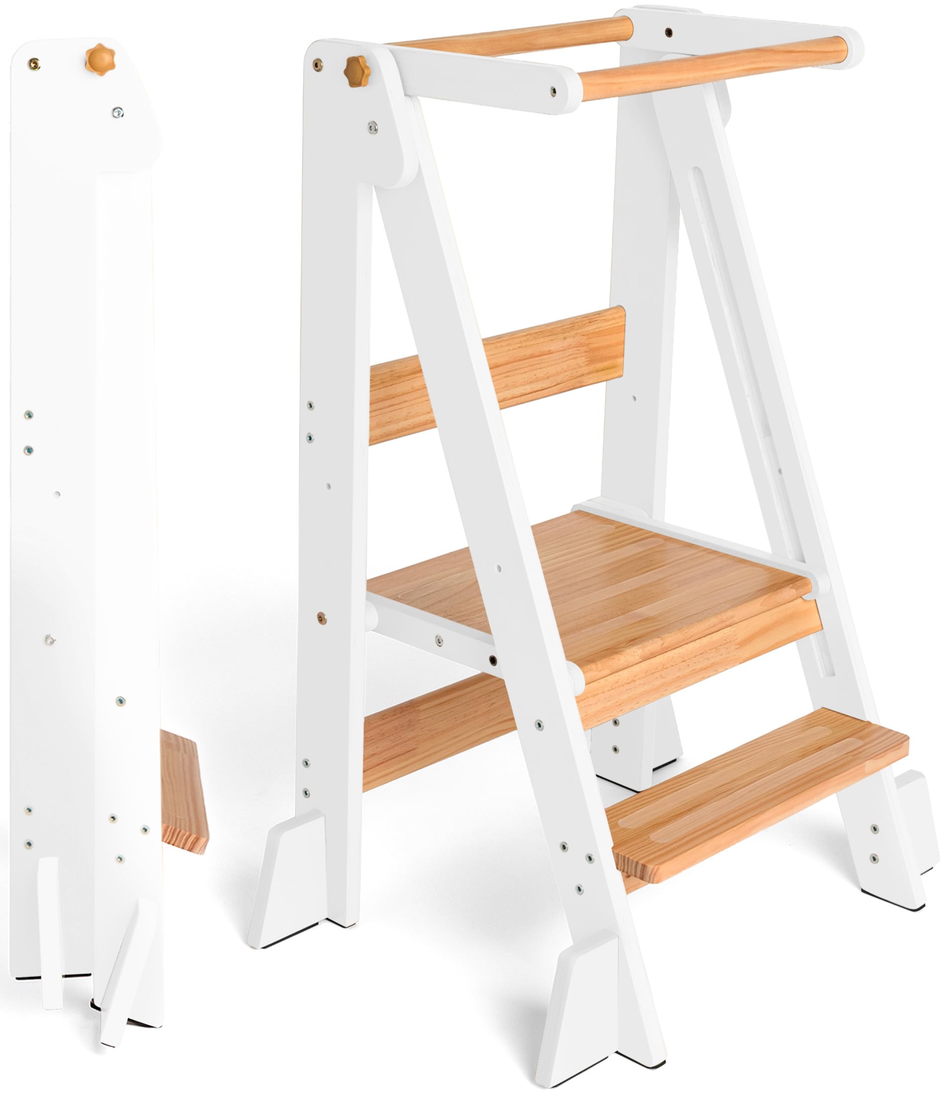 Snapklik.com : OCODILE Adjustable Foldable Toddler Tower Folding Tower ...