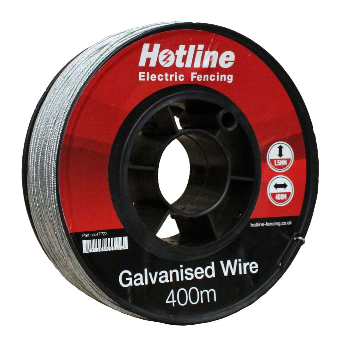 Galvanised Steel Wire Fence Strand, 1.5mm 400m : Amazon.co.uk: Business ...