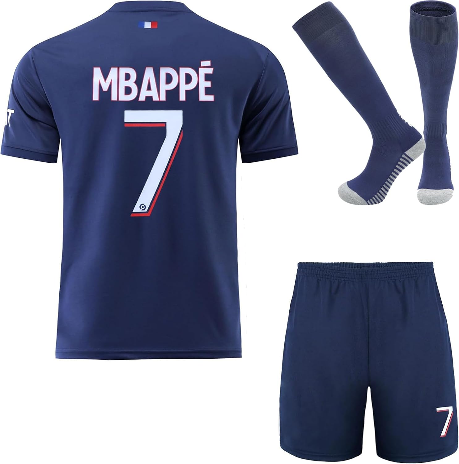 Soft Gardin 2023/2024 Paris Mbappe #7 Home Football Soccer Jersey ...