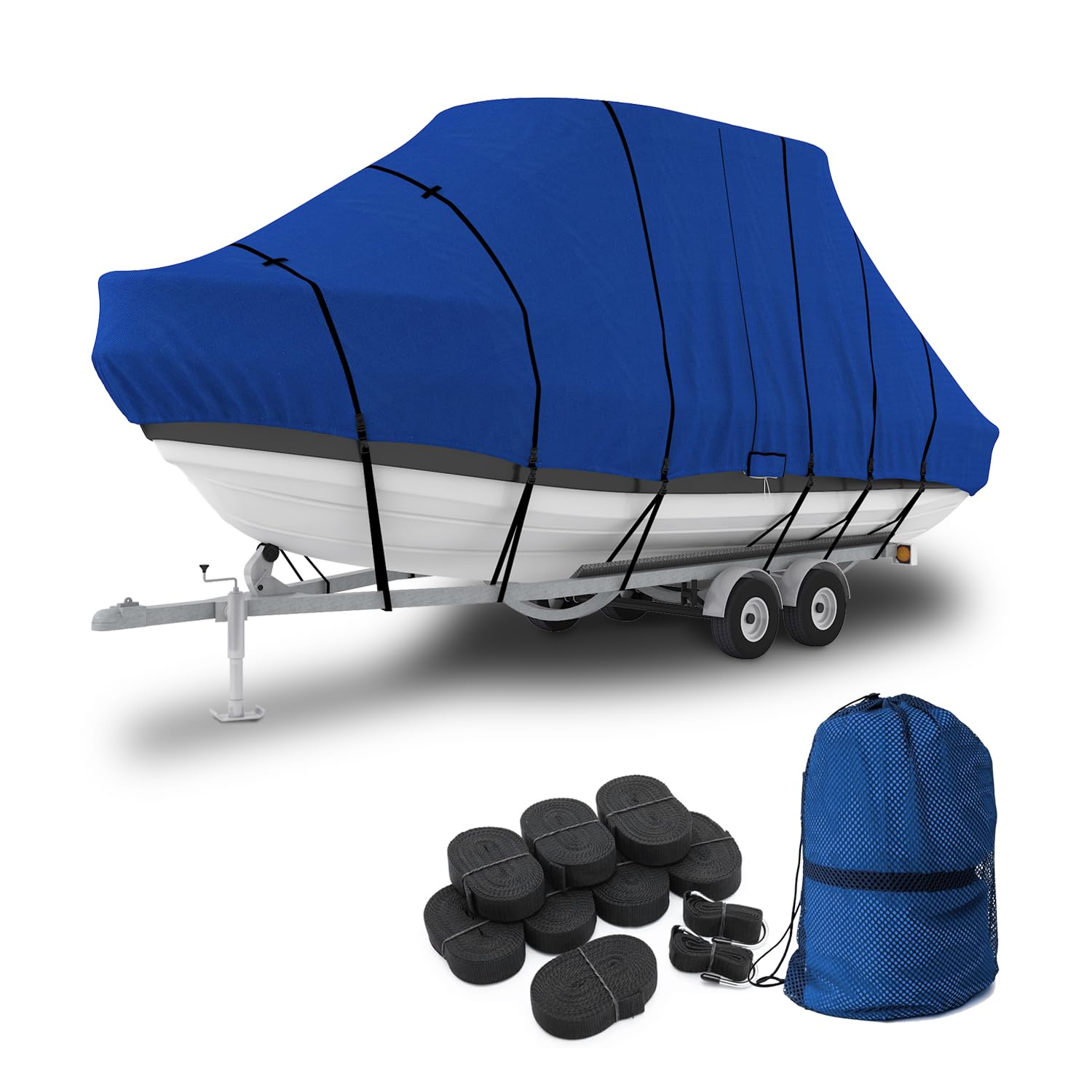 Snapklik.com : Seal Skin Trailerable T-Top Boat Cover, Up To 32ft Long ...