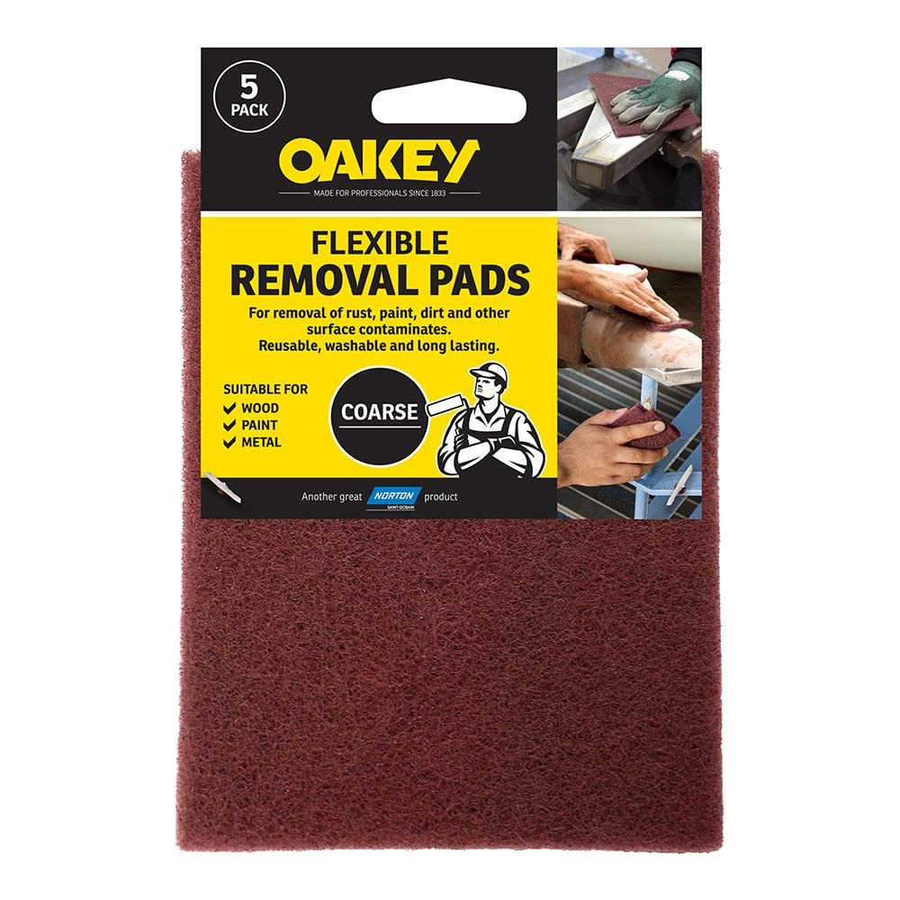 Oakey Paint & Varnish Removal Pad Pack 5 : Amazon.co.uk: DIY & Tools