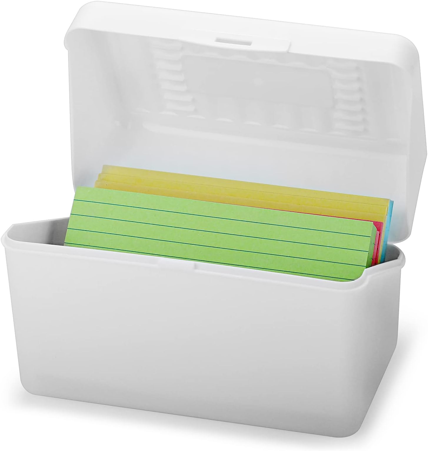 Q-Connect Card Index Box 152 x 102mm Black KF10010 : Amazon.co.uk ...