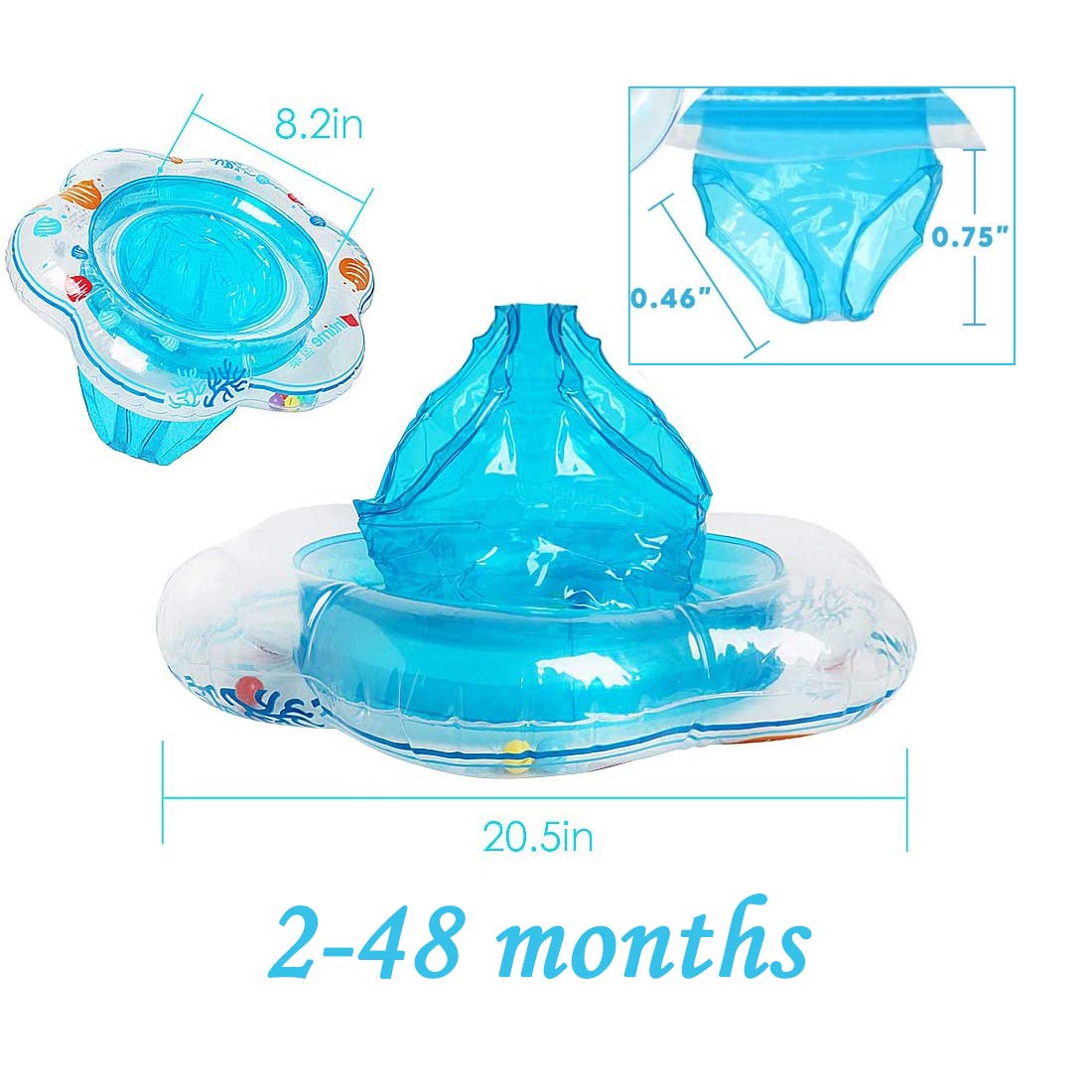 Snapklik.com : Baby Swimming Float Ring,Baby Inflatable Pool Floatie ...