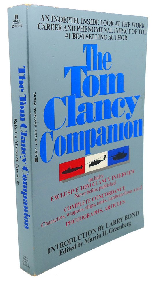 Amazon.com: The Tom Clancy Companion: 9780425134078: Greenberg, Martin ...