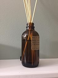 Amazon.com: P.F. Candle Co. Amber & Moss Classic Scented Rattan Reed ...