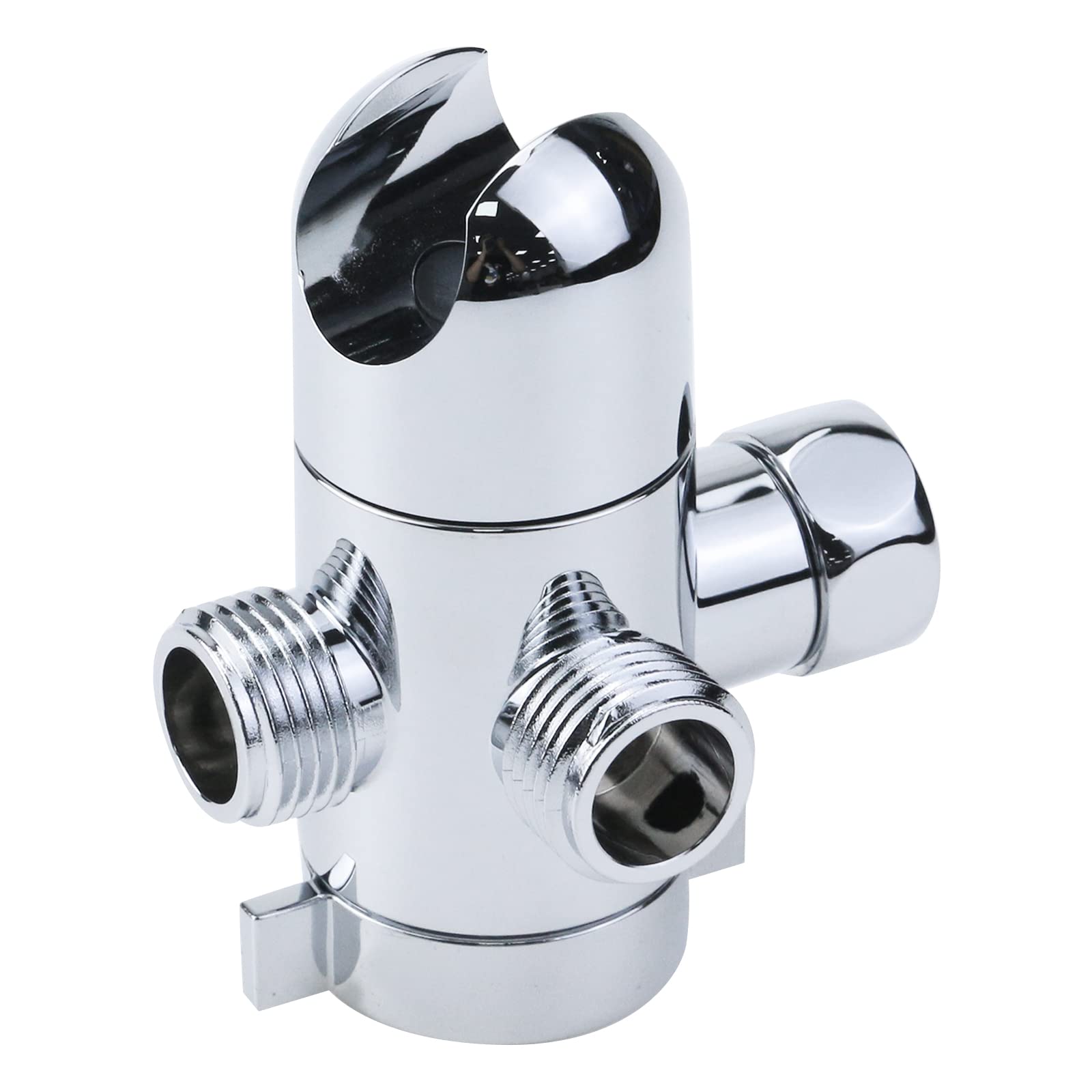Pufguy Three Way Shower Arm Diverter Valve Shower Head Holder Bracket ...