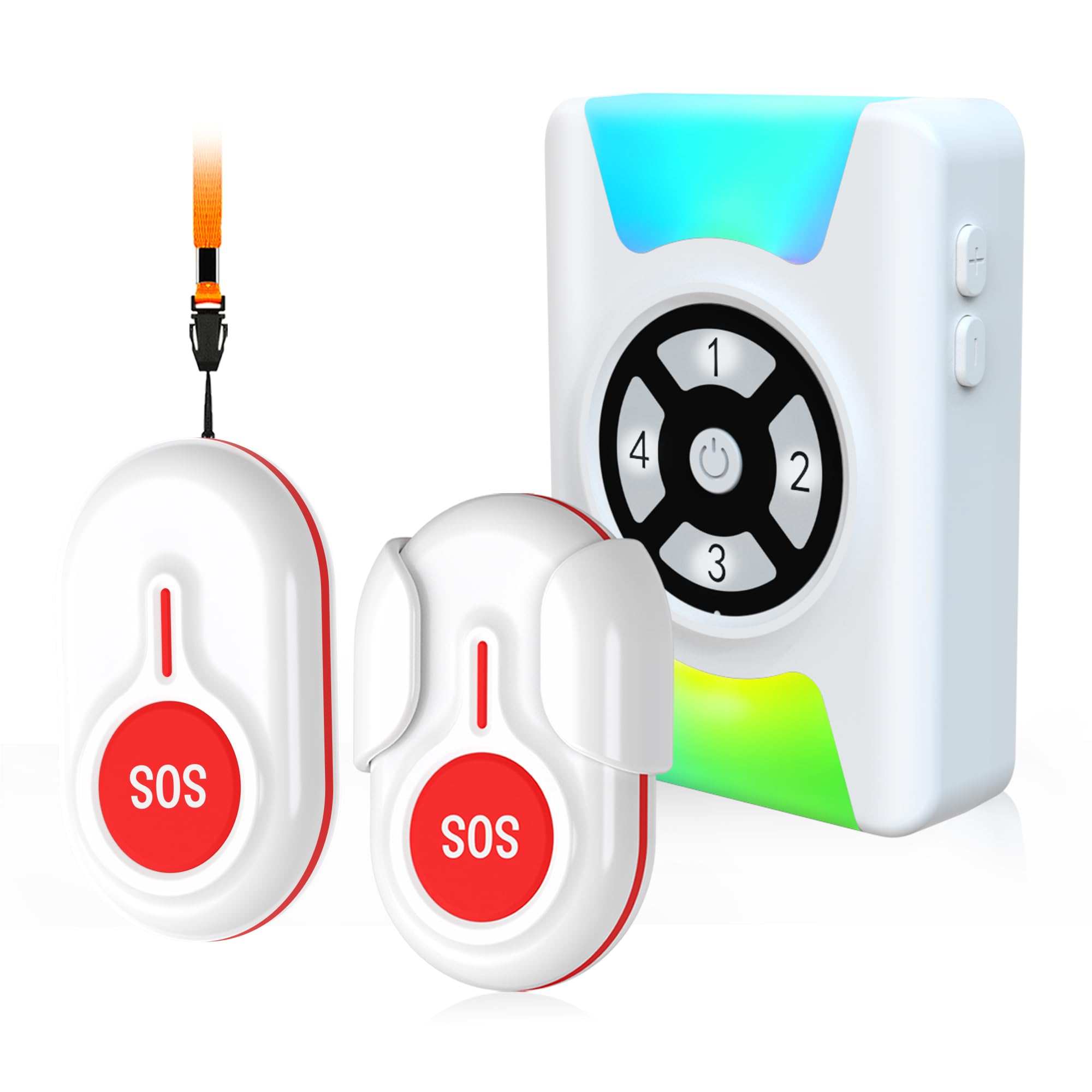 Calltou Wireless Call Buttons For Elderly Caregiver Pager System Plug ...