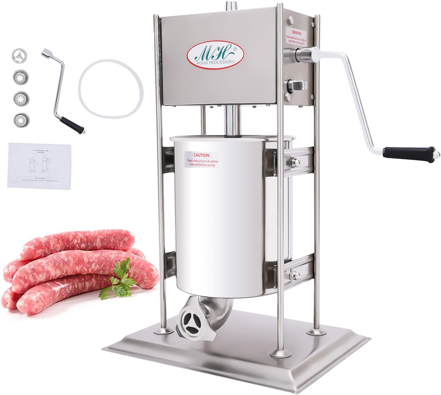 Amazon.com: Electric 10L Sausage Stuffer, Stainless Steel Vertical 2 in ...