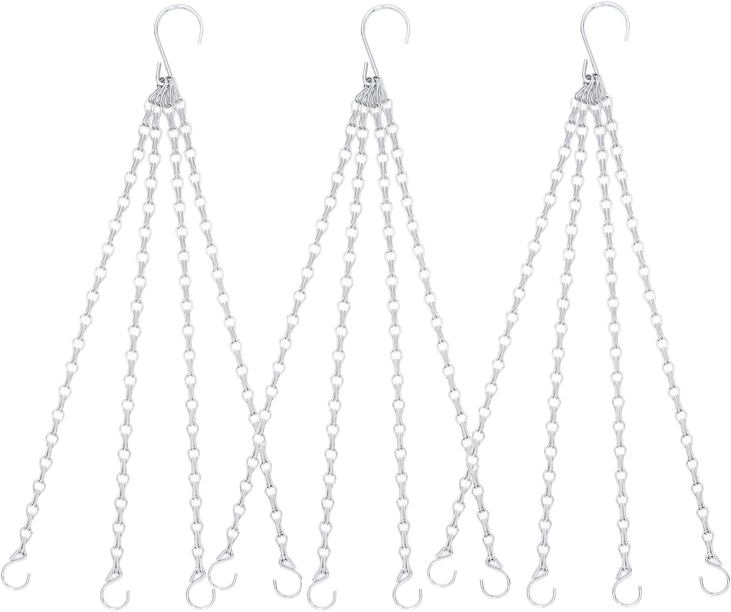 Amazon.com: Hanging Baskets Chains 23 Inches 4 Leads Hanging Chains ...