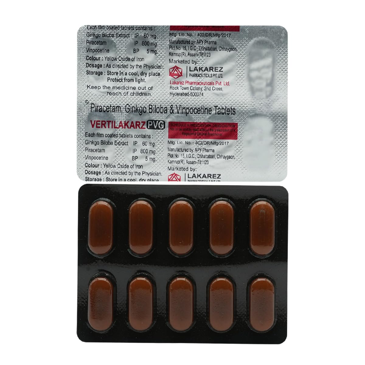 Vertilakarz PVG -Strip of 10 Tablets : Amazon.in: Health & Personal Care