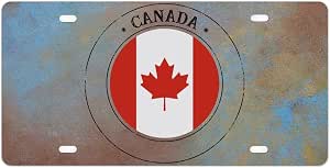 Amazon.com: Canada Vintage Vanity License Plates Canada Flag Car ...