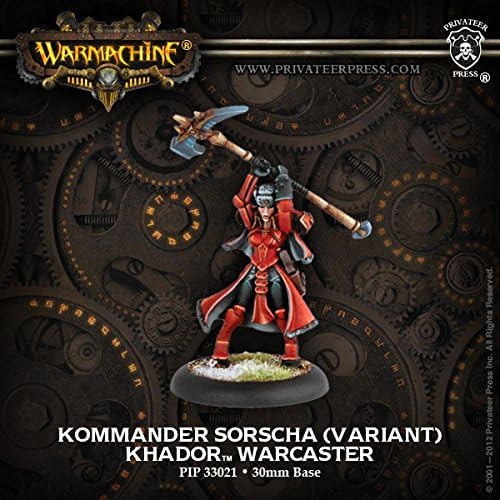 Amazon.com: Warmachine Khador Warcaster Kommander Sorscha : Toys & Games
