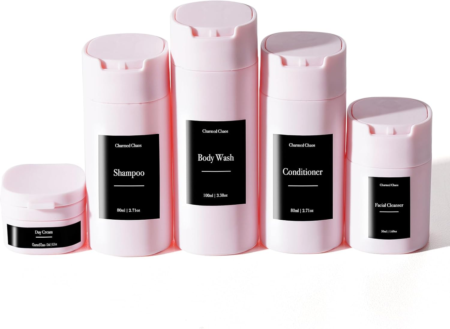 Amazon.com: Minimalist Style Travel Toiletries Set - Leak Proof, TSA ...