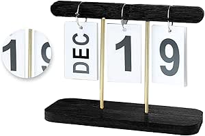 Amazon.com : Tnfeeon Daily Office Desk Calendar Portable Perpetual Flip ...