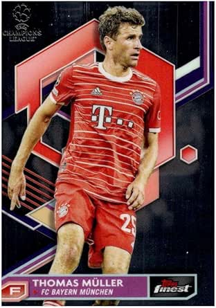 Amazon.com: 2022-23 TOPPS FINEST UEFA #6 THOMAS MULLER FC BAYERN ...