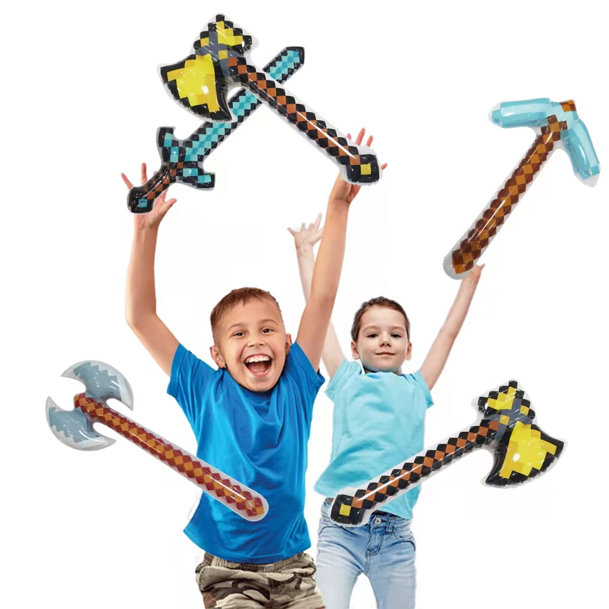 Snapklik.com : Inflatable Weapons Large Size Blow Up Sword Axe Pickaxe ...