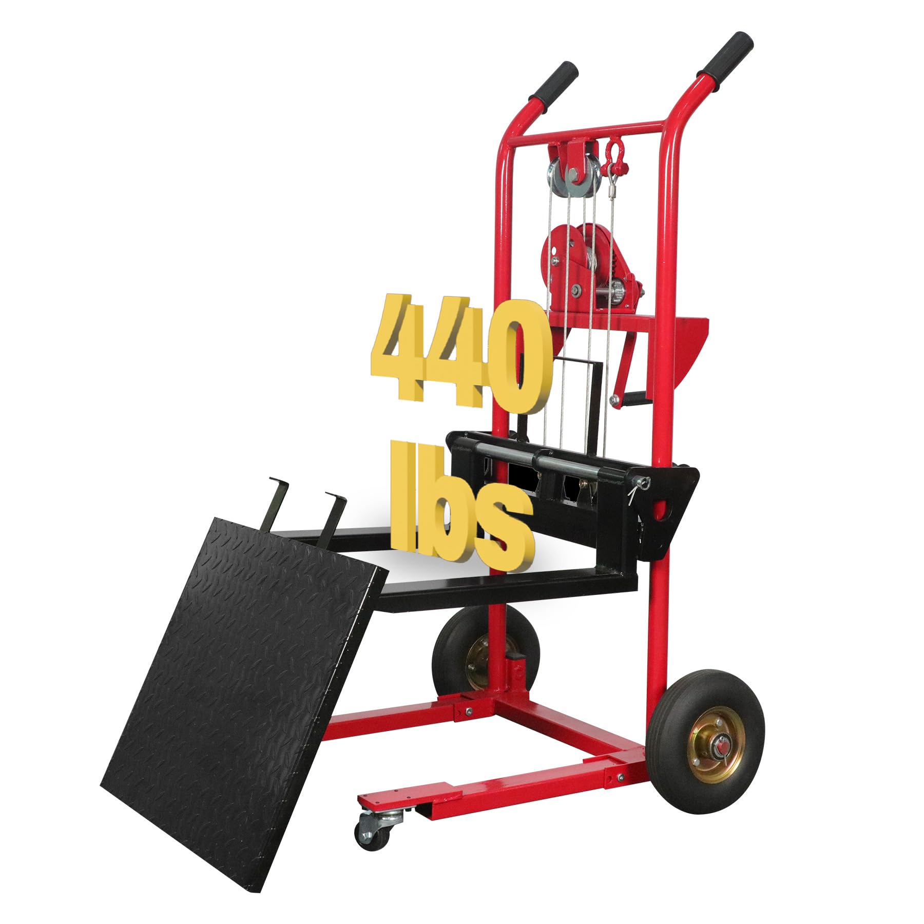 Amazon.com: Apollo Material Lift Winch Stacker, Manual Pallet Truck ...