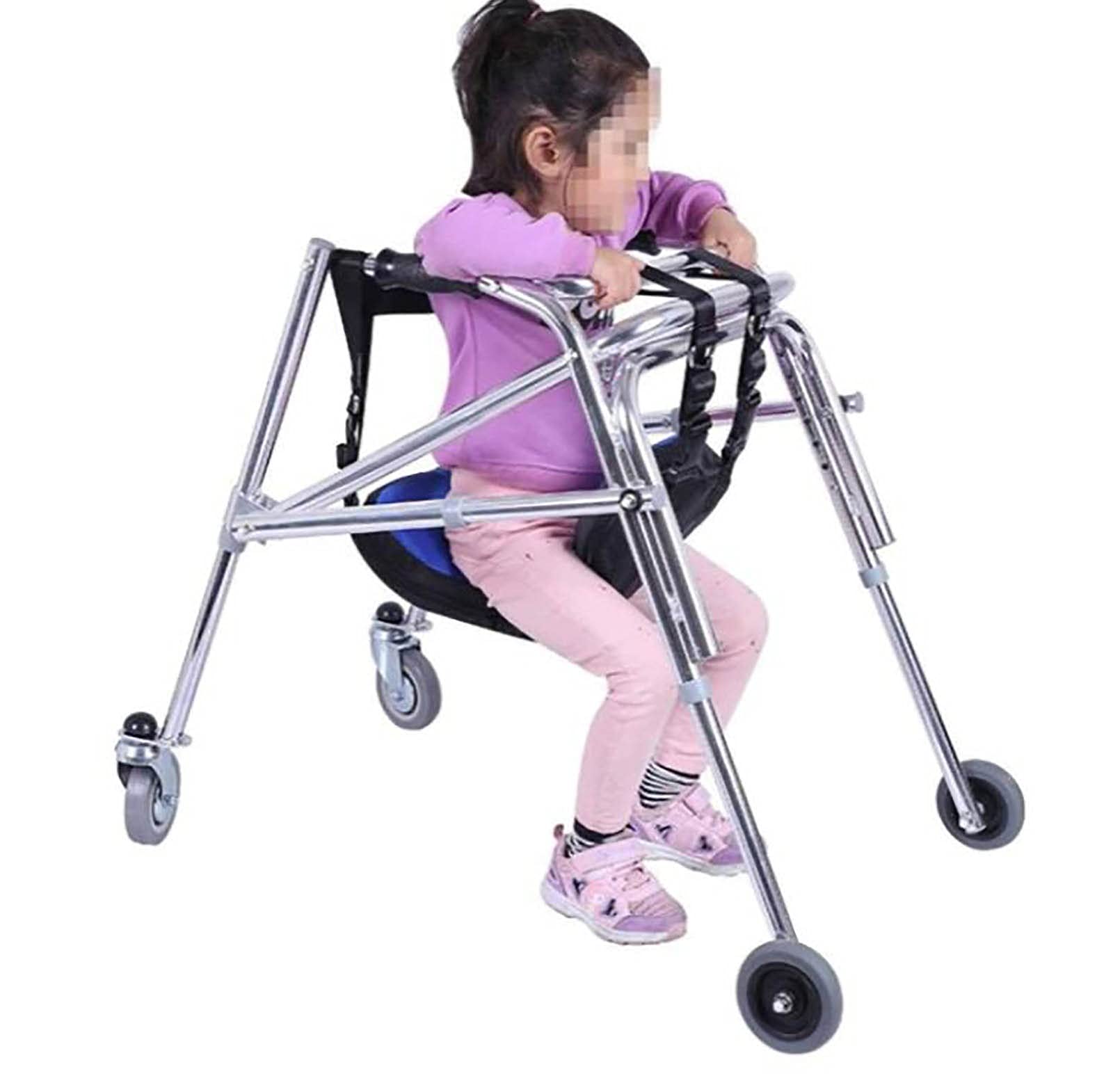 Buy Walking Frame, Children's Walker Walking Fram,4 Wheels with Seat ...