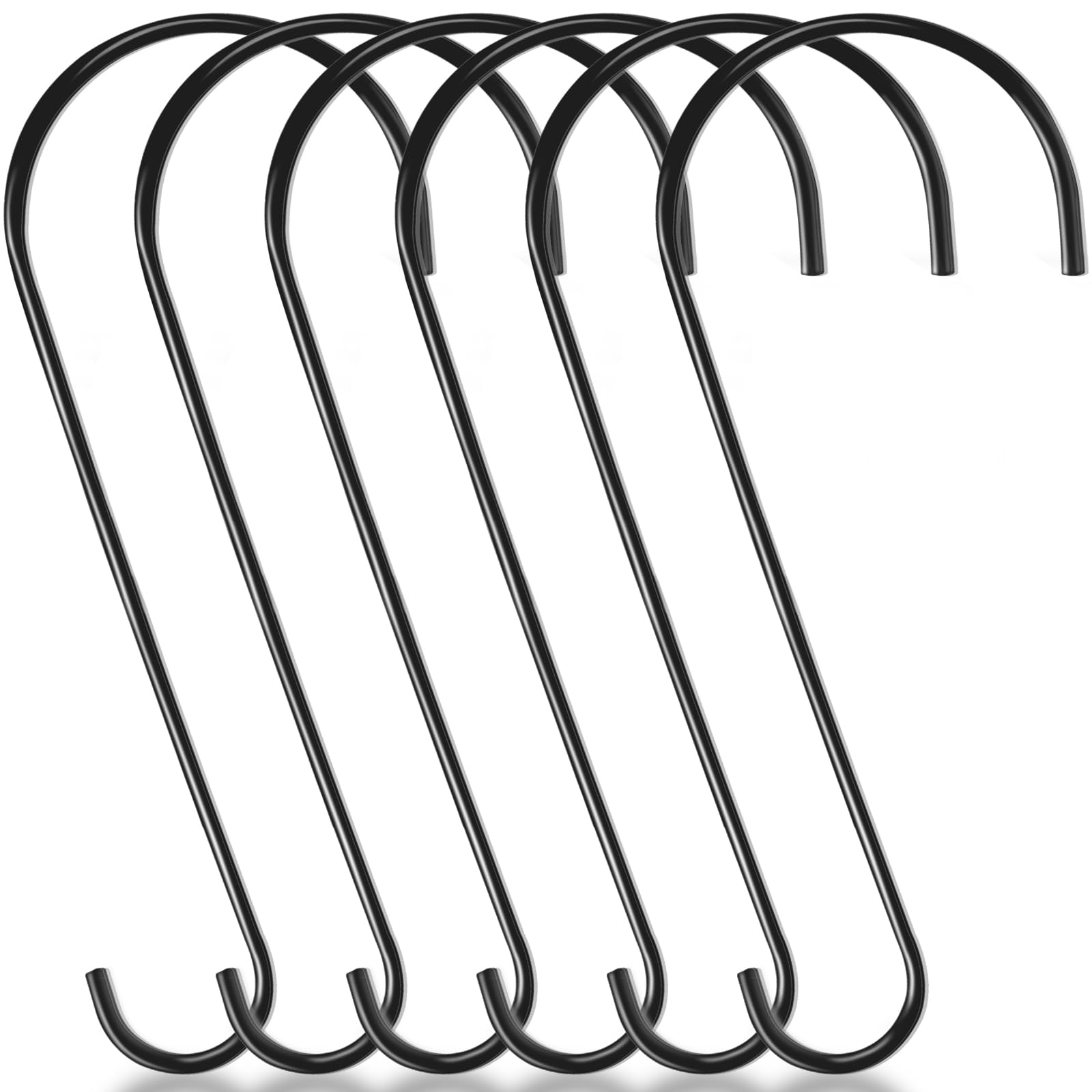 Snapklik.com : 16-Inch Tree Branch Hooks, 6 Pack Extra Large S Hooks ...