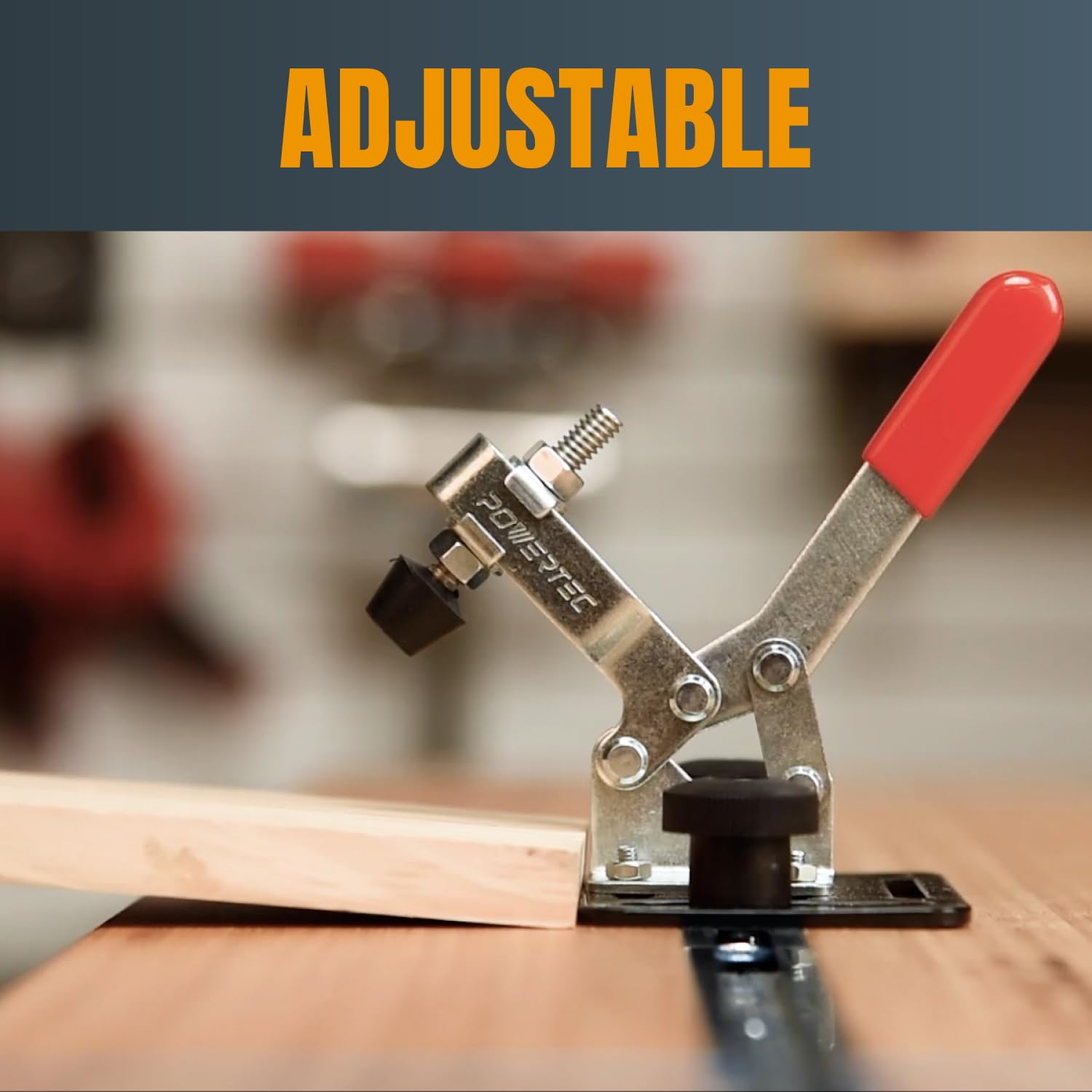 Snapklik.com : POWERTEC 1PK Toggle Clamp, 500 Lbs Holding Capacity ...