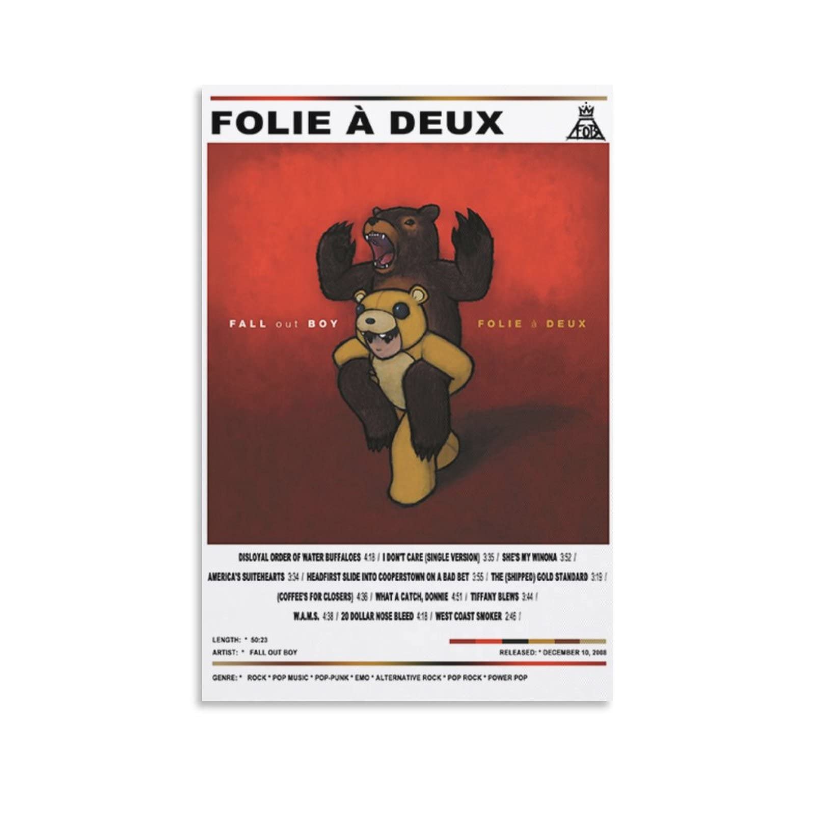 Fall Out Boy Folie A Deux Artwork