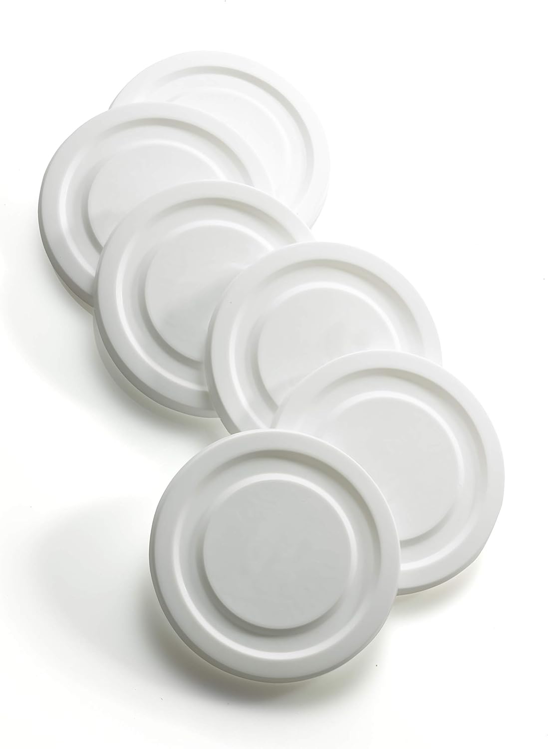 Amazon.com | Luminarc, White Working Glass Lids, Set of 6, Set, 1 ...