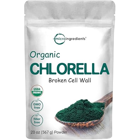 Amazon.com: Sun Chlorella Powder Green Algae Superfood Supplement ...