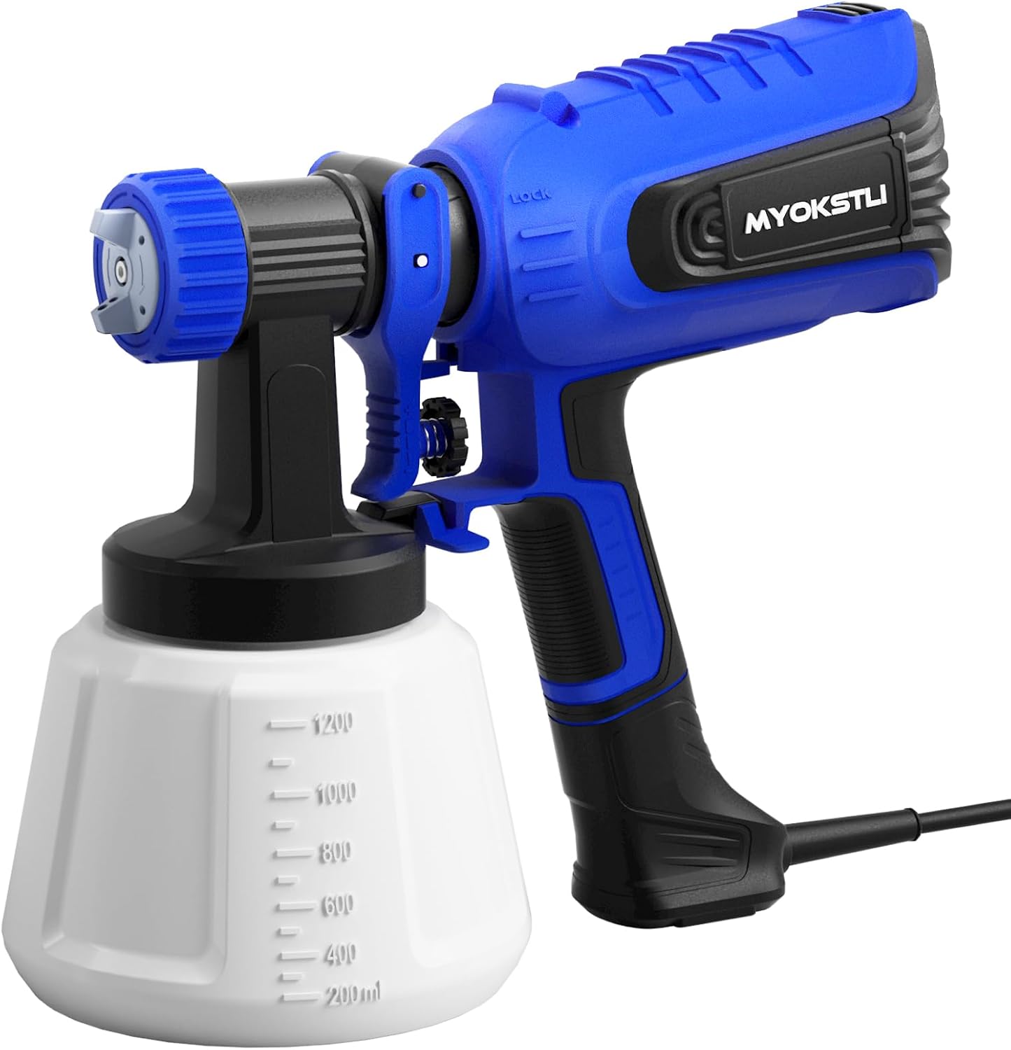 Amazon.com : Paint Sprayer, 700W Spray Paint Gun with 1200ML Container ...