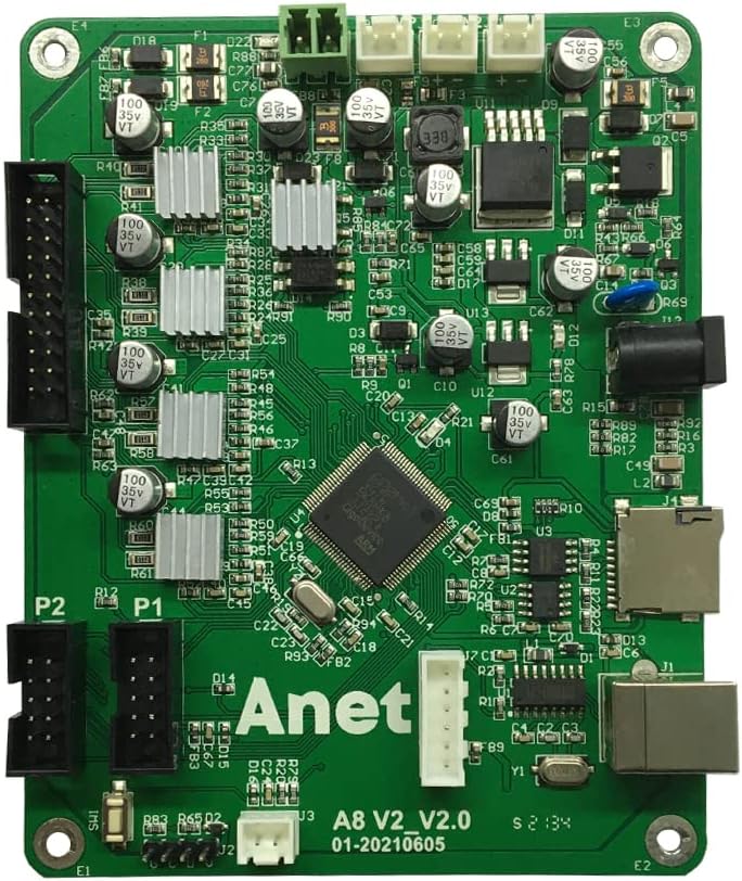 Carte mère Anet A8 V2 3D Printer Control Board V2.0 32bits : Amazon.fr ...