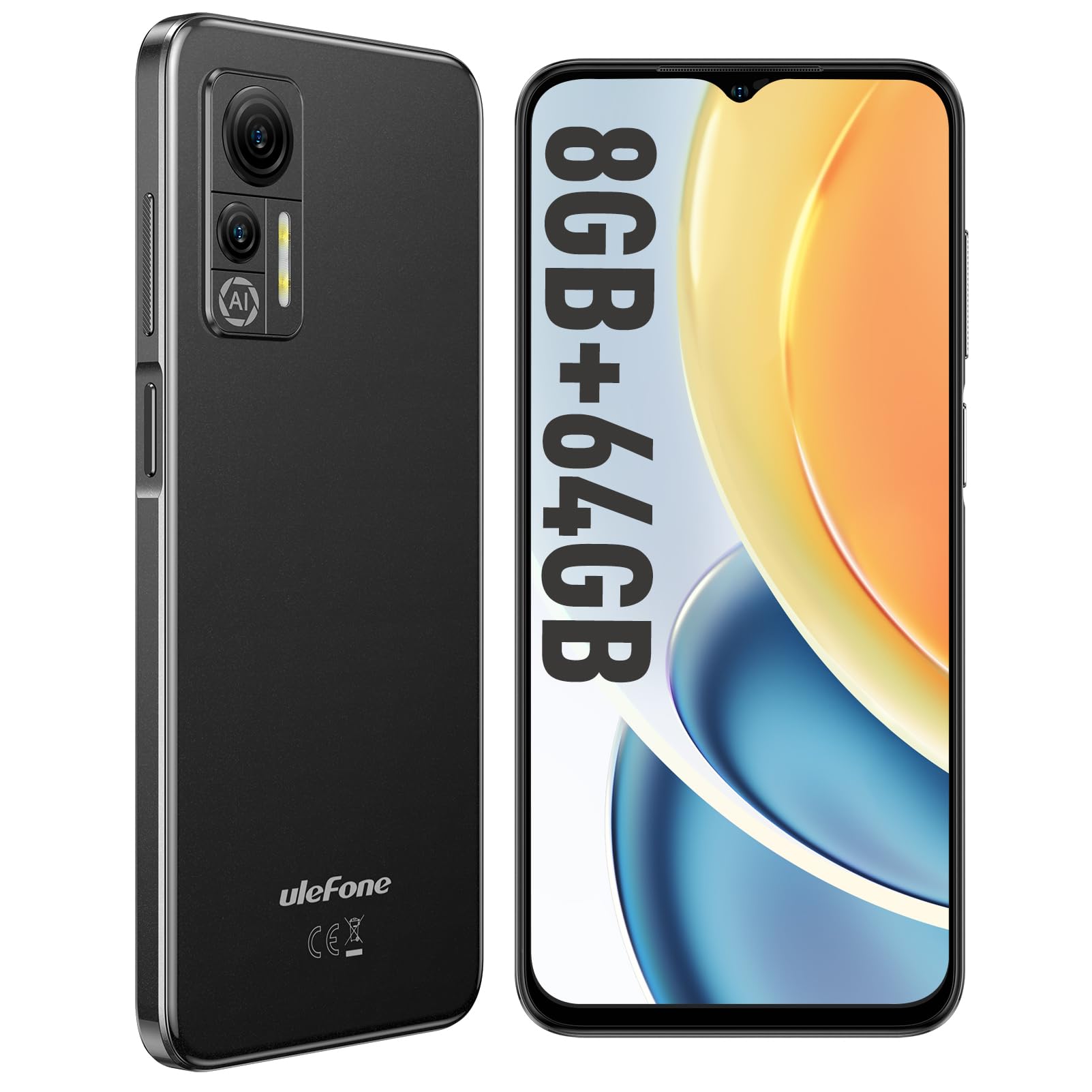 Ulefone Note 14 Pro Smartphone ohne vertrag, 64GB ROM 8GB RAM 128GB ...