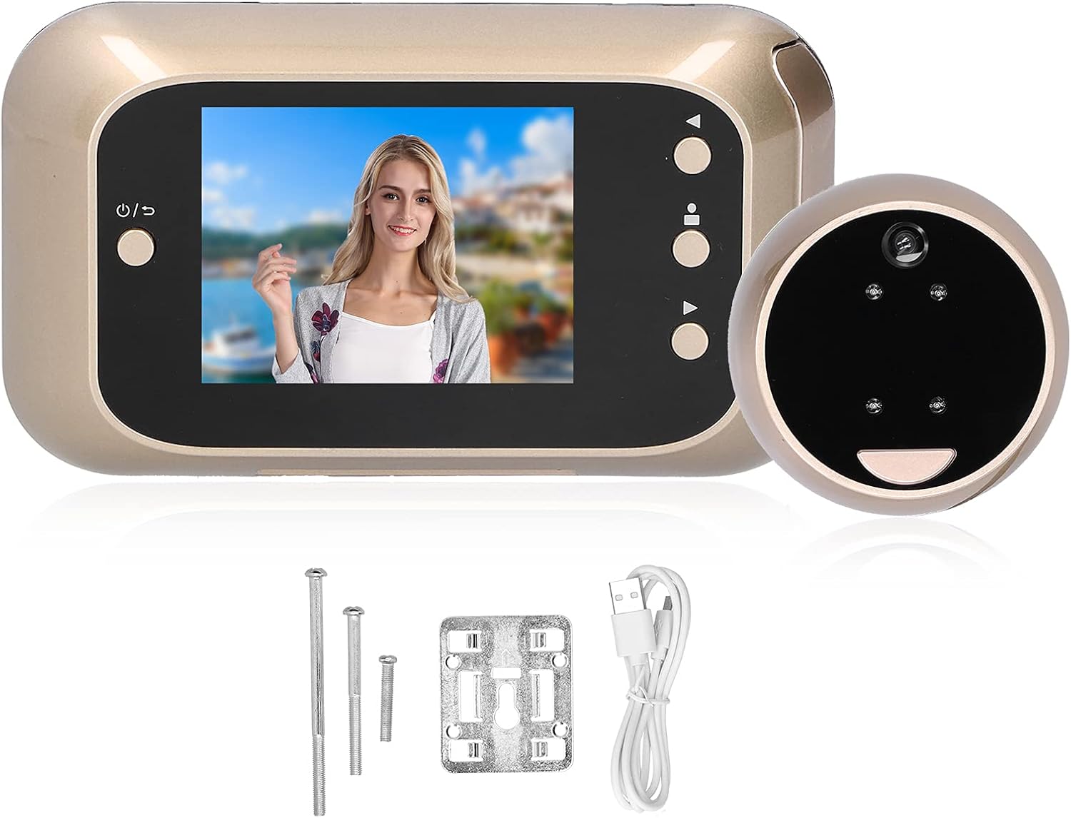 Visualizzatore digitale della porta, spioncino intelligente della ...