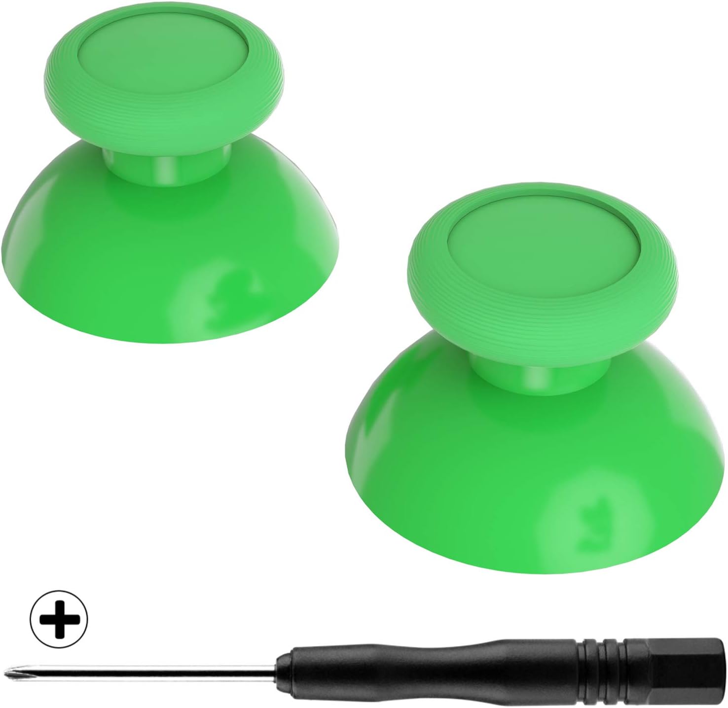 Amazon.com: eXtremeRate Green Replacement 3D Joystick Thumbsticks ...