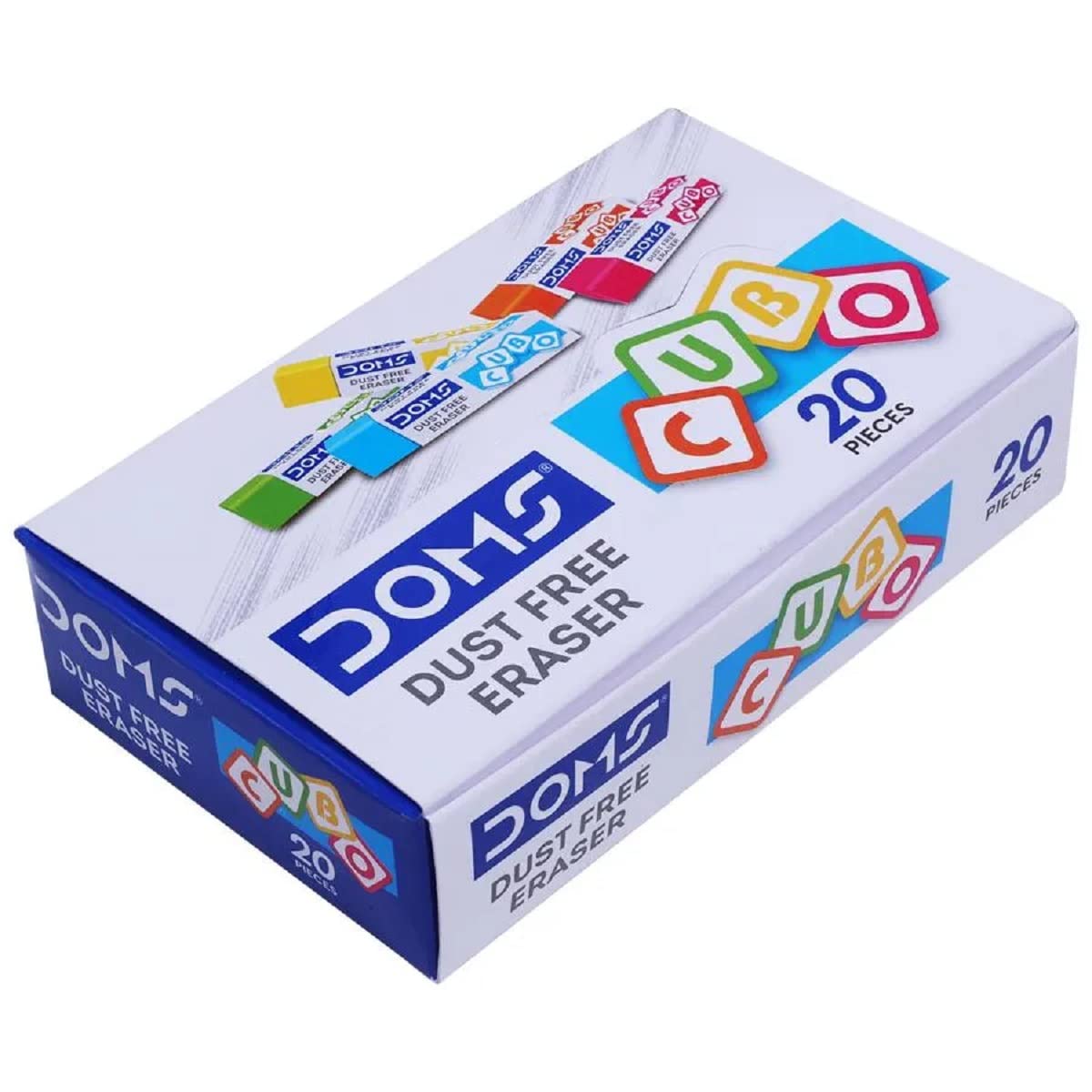 Doms Dust Free Cubo Eraser Box Pack | Comfortable Edge for Easy ...