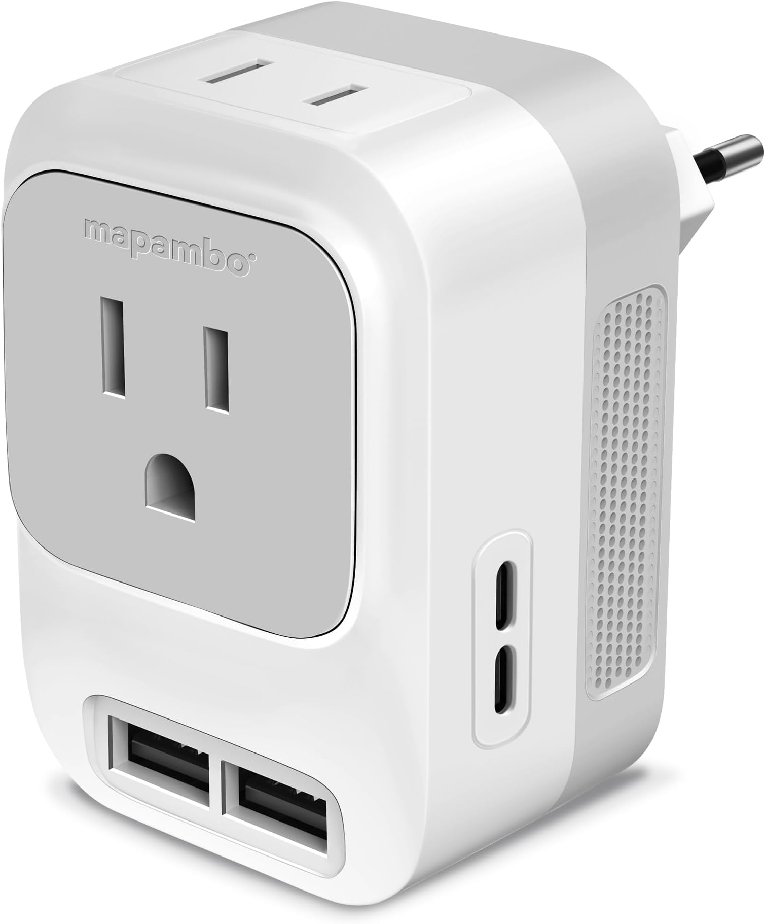Amazon.com: International Power Adapter Travel Plug - 4 USB Ports ...